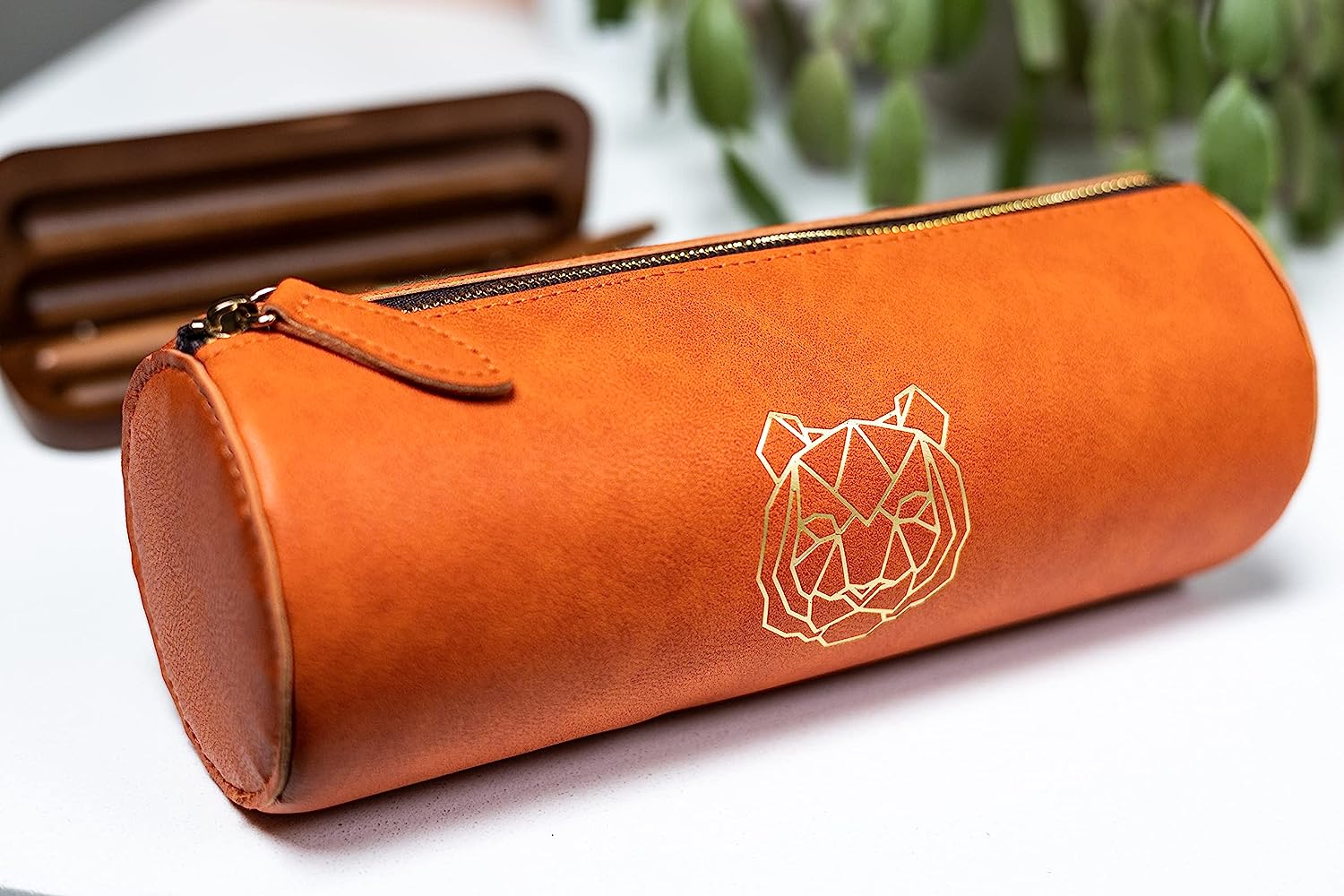 Large Tube Pencil Case - Orange Tiger – Avocado & Spice