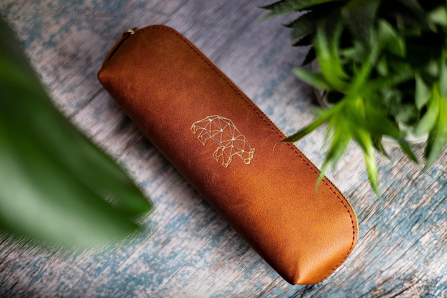 Small Tube Pencil Case - Brown Bear – Avocado & Spice